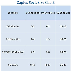 ZAPLES Baby Non Slip Grip Ankle Socks with Non Skid Soles for Infants Toddlers Kids Boys Girls, Assorted 9 Pack, 6-12 Months