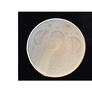 MC Distributors - Gold Medal 100 Retro 6oz Snow Cone Cups - Wax Coated (Genuine "Sno-Kone") (100 Pack)