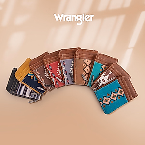 Montana West Wrangler Wallets for Women Boho Aztec Card Holder WG2202-W005CF
