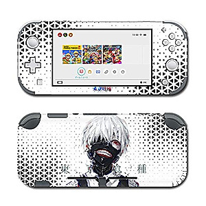 Alvhntr Vinyl Skin Decal Stickers for Nintendo Switch Lite, Anime Protector Wrap Cover Protective Faceplate Full Set Console Joy-Con Dock (Tokyo Ghoul-189)
