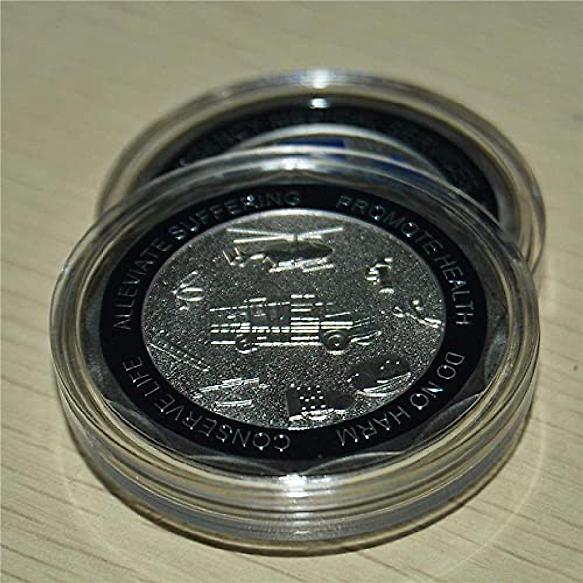 Paramedic Medical Rescue/EMT Emergency Service Star of Life Challenge Coin