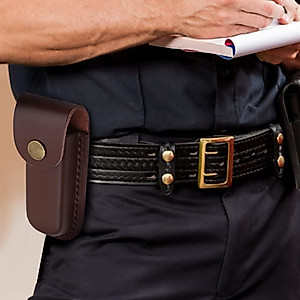 Knife Sheath, 4.7 '' Folding Knife Holster PU Leather Belt Knife Pouch for Outdoor Hunting Camping