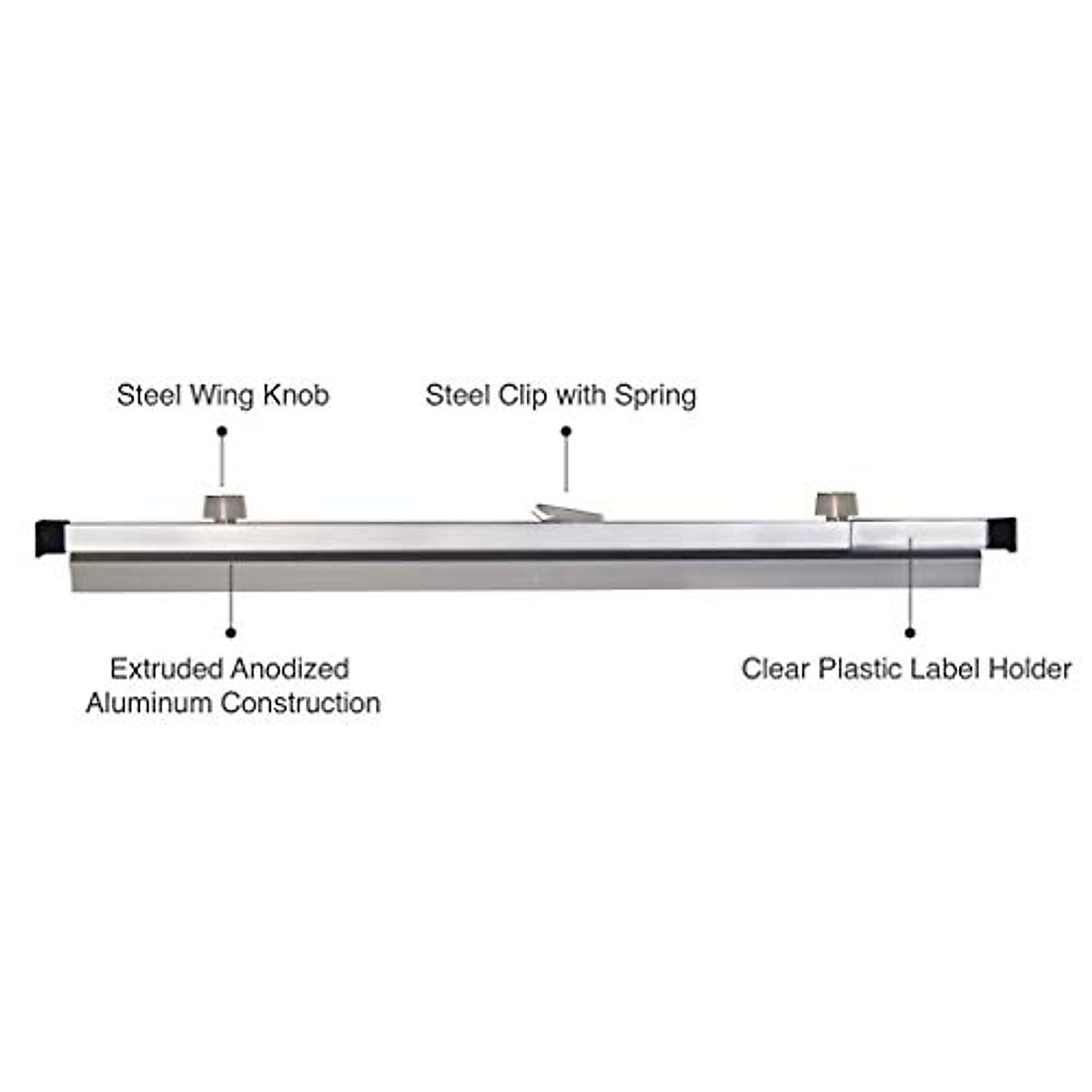 Brookside Design PC630 set of 6 30" heavy duty print clamps