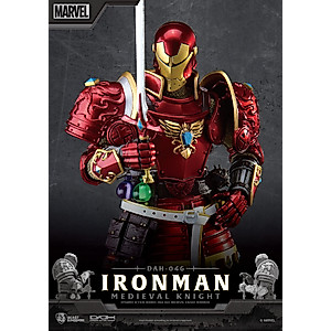 Beast Kingdom Medieval Knight Iron Man DAH-046 Dynamic 8ction Action Figure, Multicolor