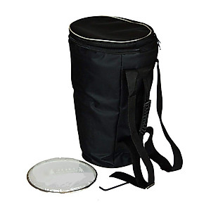 New Gawharet El Fan Sombaty 18.5"/19"/21" Drum Darbuka tabla doumbek mother of pearl musical instrument Egyptian handmade with luxry bag (Magic Flowers (Blue pearl))