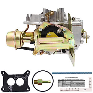2 Barrel Carburetor 2100 2150 Carburetor For Ford 289 302 351 Carb F100 F250 F350 360 Cu Jeep Engine Mustang Replace for Motorcraft/Autolite 2100 2150 Carburetor with Electric Choke