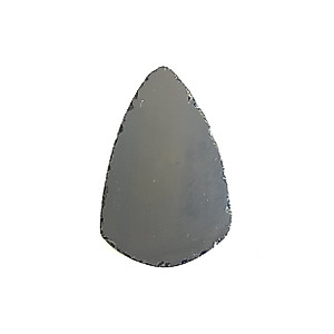 Black Obsidian Preshaped Arrowhead Slabs for Flint Knapping (6)