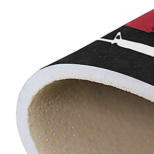 Ainans Gun Country USA Flag Area Rug Carpet Non-Slip Floor Mat Doormats for Living Room Bedroom 60 x 39 inches