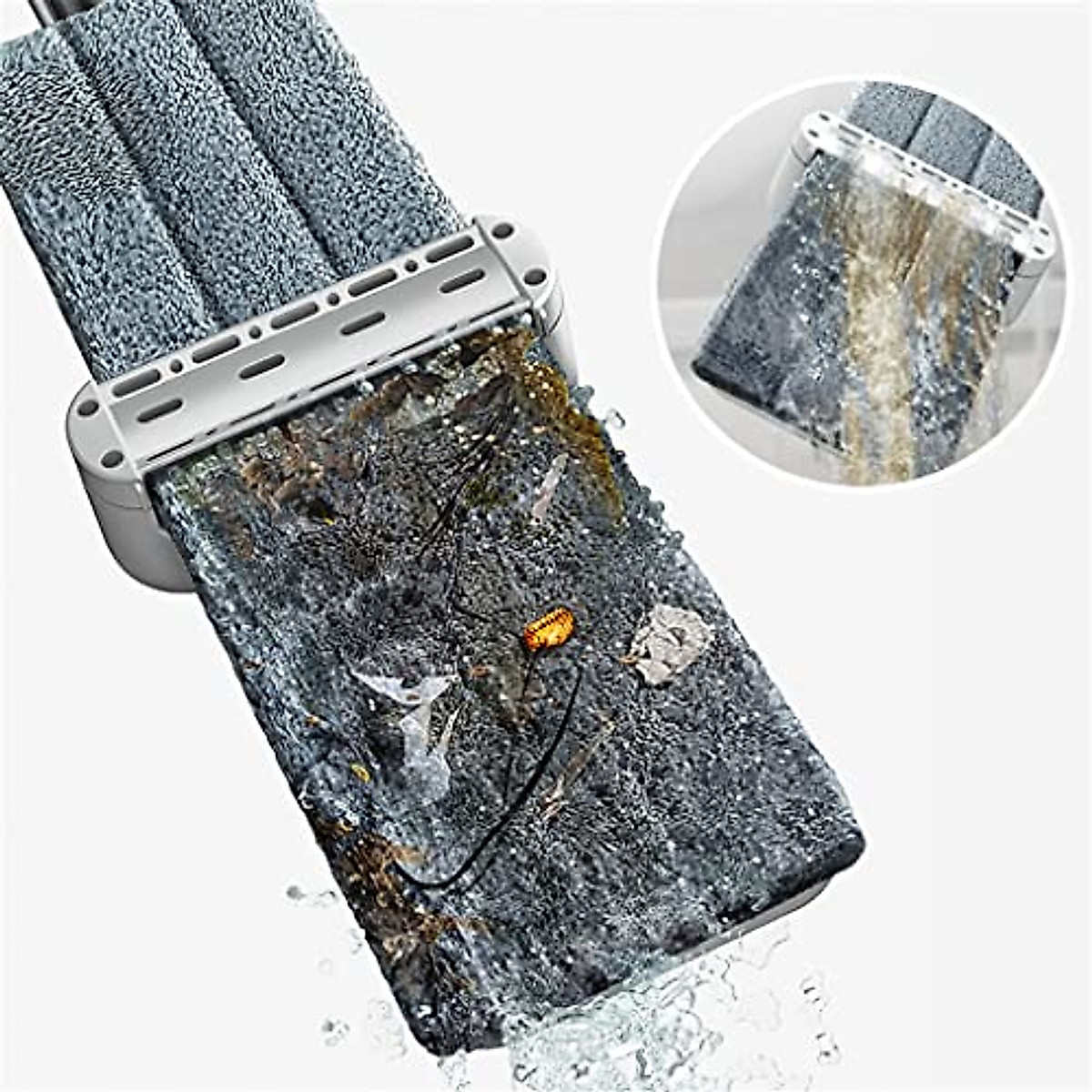 Mop for Wash Floor Mop Cleaner Cleaning Flat Spin Mop Bucket Floor House Cleaning Easy Home Cleaning 360°Rotation with