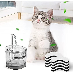 Cat Water Fountain Filters, 12 Pack Pet Fountain Replacement Foam Sponge Pre-Filters Fit for Clear Cat Water Fountain, Dog Water Dispenser