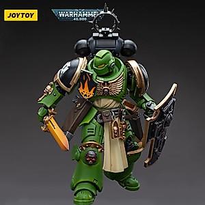JOYTOY 1/18 Warhammer 40,000 Action Figure Salamanders Bladeguard Veteran Anime Collection Model Birthday Gift