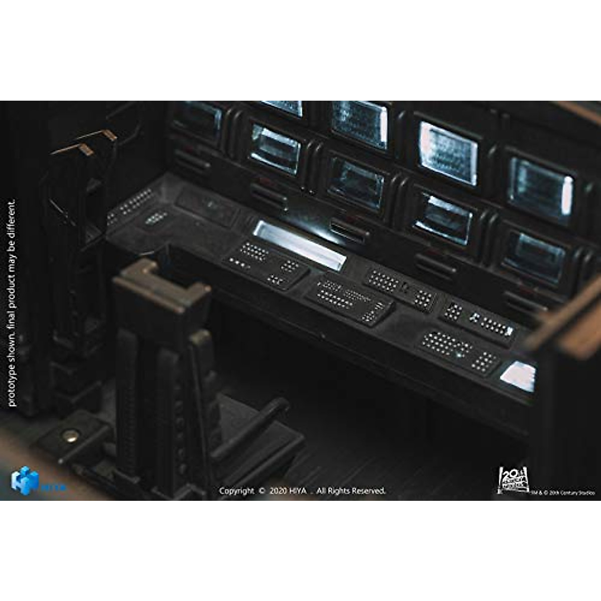 Hiya Toys Aliens: Burning Armored Personnel Carrier 1:18 Scale Vehicle, Multicolor