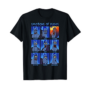 Disney Hercules Hades Emotions Graphic T-Shirt T-Shirt