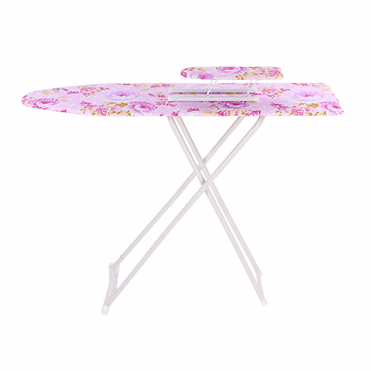 PERZOE Extra-Wide Folding Ironing Board, Height Adjustable Non-Slip Wear Resistant Clothes Ironing Board with Heavy Sturdy Folding Legs