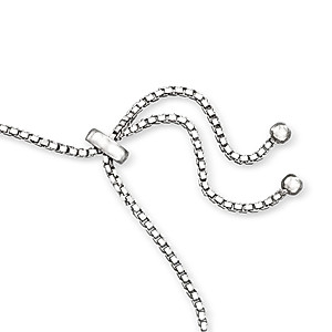 Ross-Simons 4.00 ct. t.w. CZ Bolo Bracelet in Sterling Silver