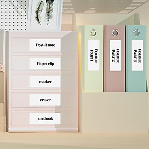 Memoking M200 Label Maker Set with 3 Rolls 1" x 2-5/8" Thermal Label, 3 Inch Barcode Label Printer, Sticker Maker Machine for Labeling, Mailing, Home, Office & Small Business, for Phones&PC-Pink