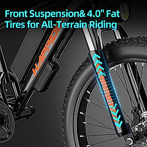 Stopsada High-Performance Electric Bike for Adults, 48V 750W Motor, 12Ah Lithium Battery, 21 Speeds, 26'' Fat Tires, LED Smart Meter, Electric Bicycle for Commuting and Off-Road Adventures