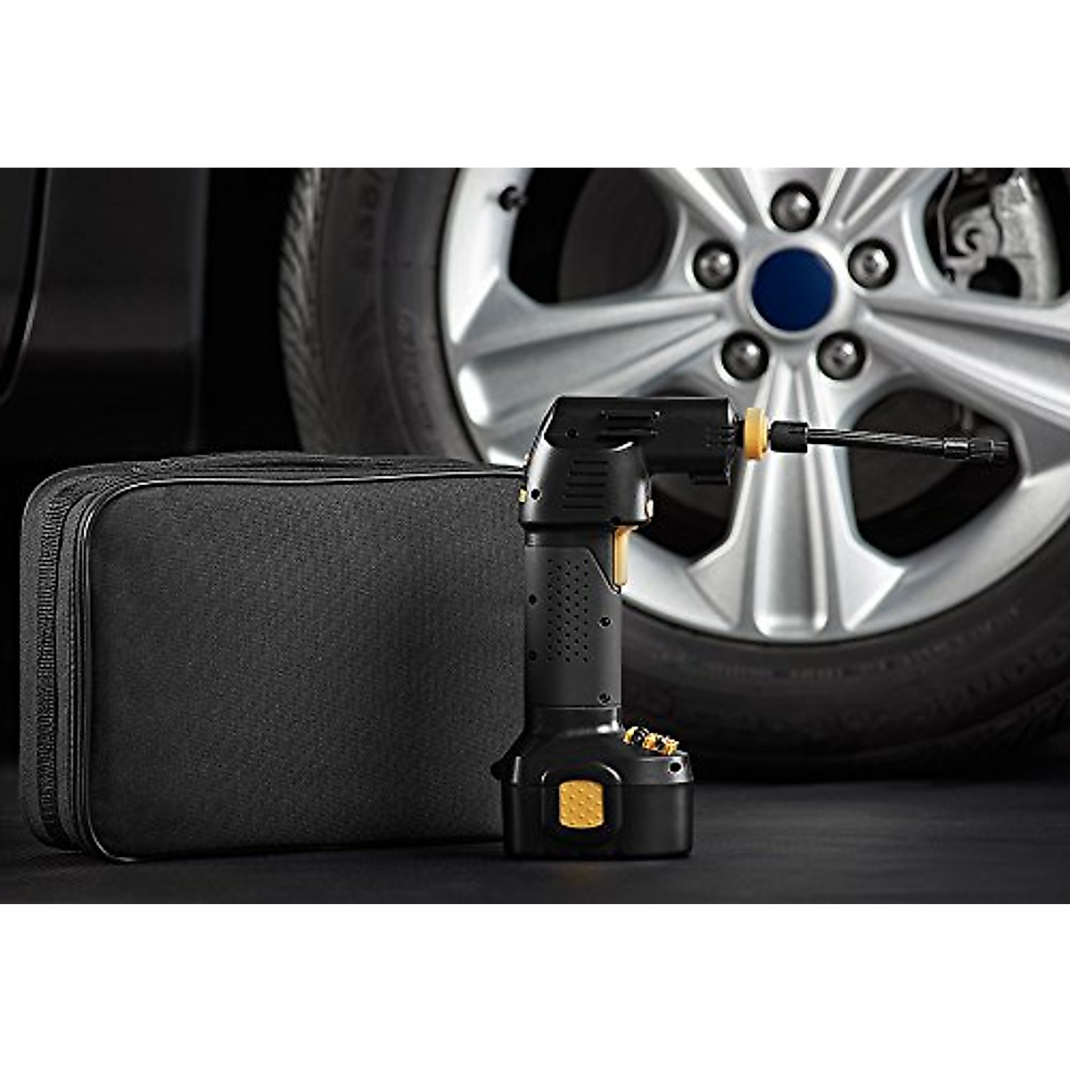 Sharper Image Cordless Auto Stop Tire Inflator