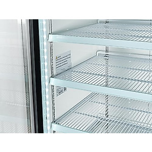 KoolMore - MDR-3GD Koolmore 78 1/4" Commercial Glass 3 Door Display Refrigerator Merchandiser - Upright Beverage Cooler with LED Lighting - 53 Cu. Ft. Black