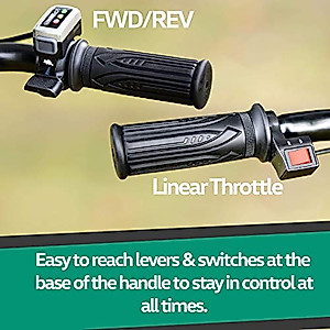 Landworks Utility Cart Hand Truck Power Wagon Super Duty Electric 500W Battery Driven Max 500Lbs Load and 1000Lbs Towing