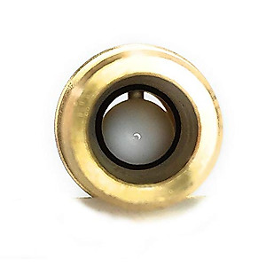 Check Valve 1/2" Brass Barbed, Fits 1/2" (ID) Vinyl Braided Tubing,Premium Quality,Potable H2O,Micro Brew,Fish Aquarium FLTR Pumps,Boat Marine,Hydroponics,RV,Hydronic, Wirsbo/ProPex Tubing