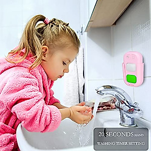 SOARING Teethbrush Timer for Kids, 2 Minutes Teeth Brushing and 20 Seconds Hand Washing Timer, Color Indicator Timer for Children Training Stick on Bathroom