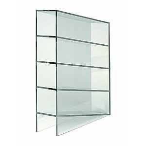 Heathrow Scientific Acrylic Manual Pipette Rack with 4 Compartments, Clear