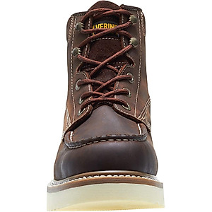 Wolverine mens Loader 6" Wedge Boot, Brown, 12 US