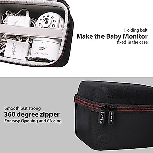 LTGEM EVA Hard Case for Infant Optics DXR-8 PRO & HelloBaby Baby Monitor - Travel Protective Carrying Storage Bag