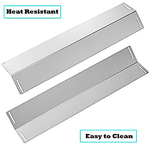 SUONA 16 1/2 Inch Grill Parts for Smoke Hollow PS9900 PS9500 BBQ Grillware GGPL-2100 Heat Tent Replacement for Charbroil 463714514 463724514 Heat Shield Plates for Uniflame GBC976W 3-Pack ST-14-3