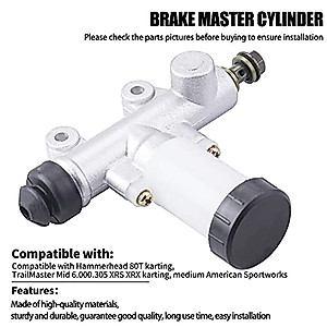 CNCMOTOK Brake Master Cylinder HammerHead 80T TrailMaster MID 6.000.305 XRS XRX Go Kart Brake Master Cylinder