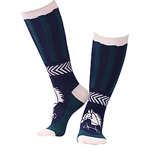 Harrison Howard 3 Pairs Premium Quality Equestrian Riding Socks for Horse Riding &Tall Boot Knee High Socks for Women