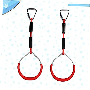 BESPORTBLE 2pcs Swing Outdoor for Kids Swing Indoor Interior Accessories Kids Exercise Rings Gymnastics Rings Monkey Swing Bar Fitness Ring Kids Gymnastic Ring Workout Ring Pendulum Ring Ring