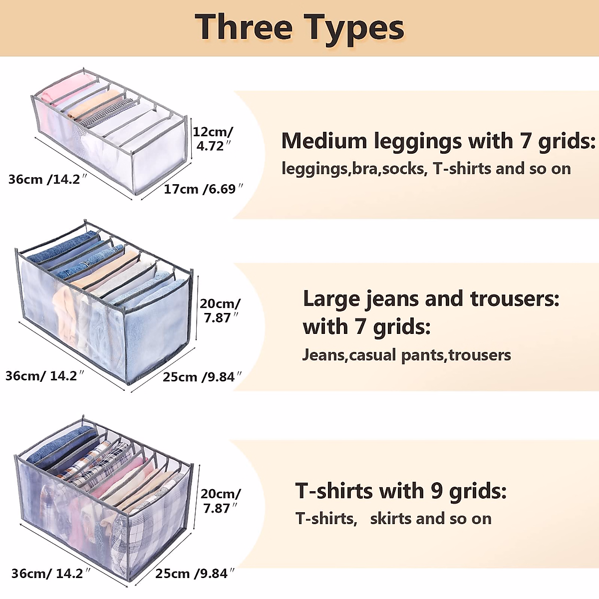 TIGARI Wardrobe Clothes Organizer