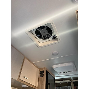 RVLOVENT Upgrade Kit Rv Trailer Camper Van Roof Vent Fan Motor Replacement, Compatible with Heng's, Ventline