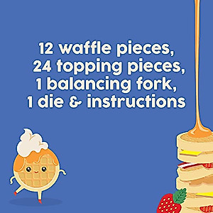Ridley's Games: Waffle Topple | Fun Food Balancing Game for All Ages | Game for 2+ Players with 15 Minute Playtime for Ages 6+ | Don't let The Stack Fall Over!