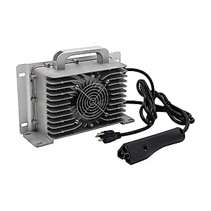 Abakoo 48V 15A Golf Cart Battery Charger for 48 Volt Ez-Go EZgo RXV/TXT with RXV Plug 3 Prong Connector, Waterproof IP68, Doesn't Fit OBC