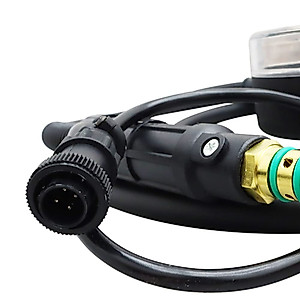 PreAsion Aluminum Spool Gun Fit Spoolmate 100 Series Miller Millermatic 180/300371 Millermatic 140 180 211 with 10pcs Contact Tips Welding Torch Welding Machine with 9.8ft Cable DC24V