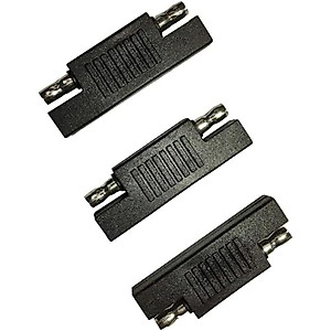 Sunway Solar SAE Polarity Reverse Adapter Connectors for SAE to SAE Quick Disconnect Extension Cable, Solar Panel Battery Power Charger and Maintainer-3Pack