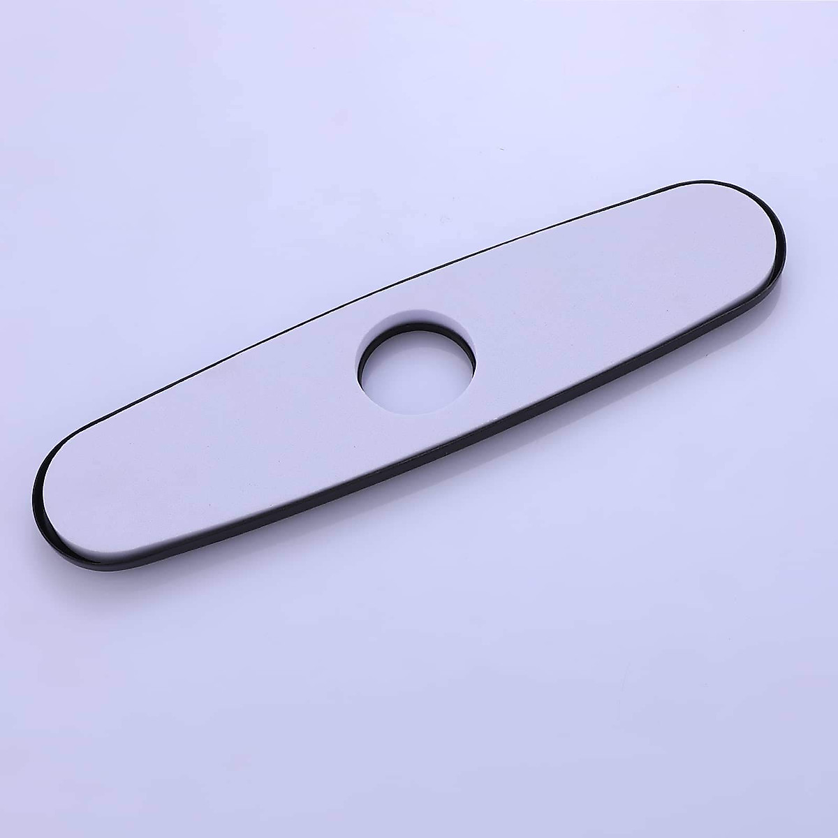 Sink Hole Cover, Faucet Hole Deck Plate 10" Oil Rubbed Bronze Escutcheon Plate for 1 or 3 Hole Kitchen Bathroom Sink Faucet RBROHANT