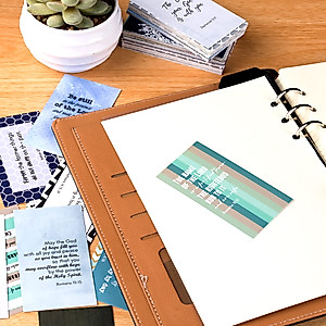 100 Prayer Cards for Women with Assorted Bible Verses, Mini Scripture Cards for Women’s Bible Studies, Inspirational Religious Christian Gifts for Women