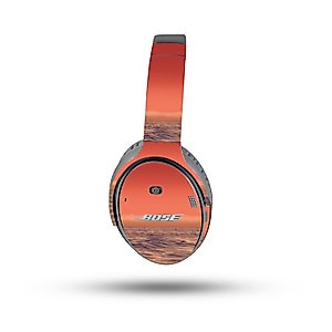 MightySkins Skin Compatible with Bose QuietComfort 35 II Headphones - Red Horizon | Protective, Durable, and Unique Vinyl Decal wrap Cover | Easy to Apply, Remove, and Change Styles