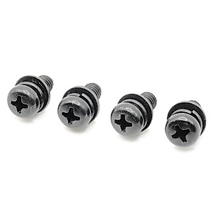 ReplacementScrews M5 x 12mm (M5L12, PSW M5X12) Base Stand Screws for Many Sony TVs - Set of 4