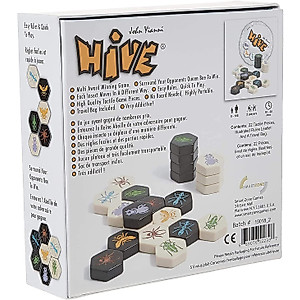 Hive Board Game - A Game Crawling with Possibilities Bundle with Mr Dice Drawstring Bag