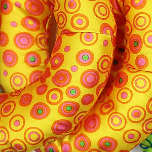 VX-star Baby Pram Crib Ornament Hangings Yellow Cute Little Deer Shape Design Spiral Plush Toys Stroller and Travel Activity Toy