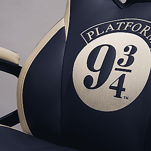 SUBSONIC Harry Potter - Junior Gamer Chair 9 3/4 Blue - Gaming Office Chair for Child and Teen - Official License