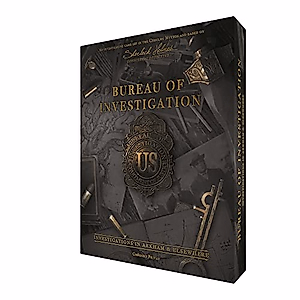 Bureau of Investigation: Investigations in Arkham & Elsewhere Board Game, Cooperative Mystery Game for Kids & Adults, Ages 14+, 1-8 Players, 120-240 Minute Playtime, Made by Space Cowboys