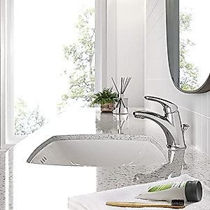 American Standard 7075100.002 Colony Pro Single-Handle Bathroom Faucet with Metal Pop-Up Drain, 1.2 GPM, Polished Chrome