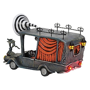 Department 56 Disney The Nightmare Before Christmas Village The Mayor's Car Lit Figurine, 5.04 Inch, Multicolor