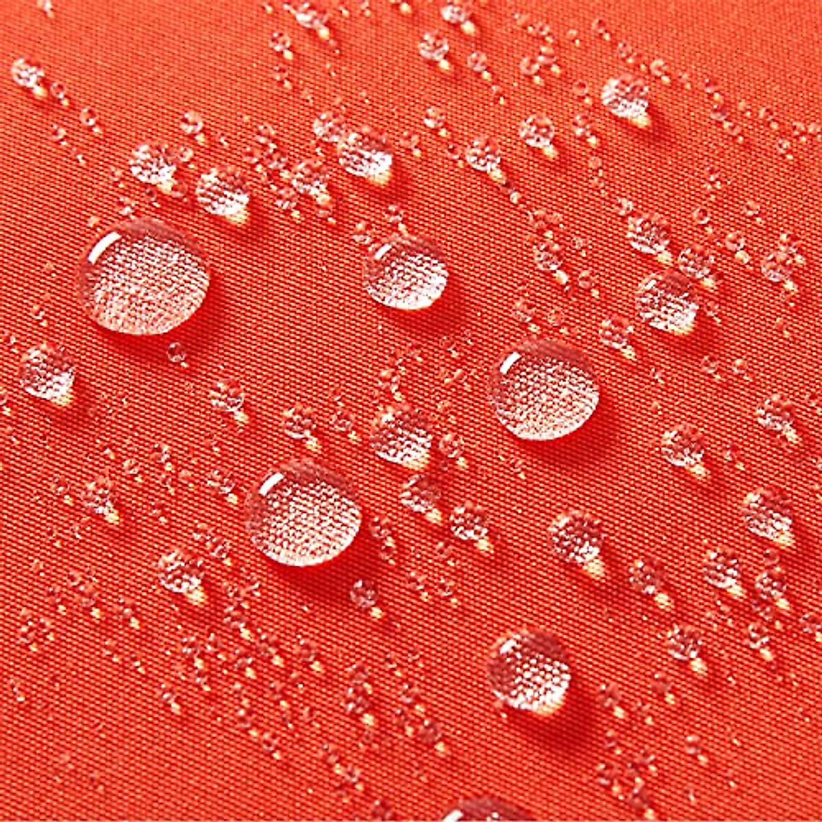 puredown® Outdoor Water Resistant Throw Pillows, Feathers and Down Filled Decorative Pillows for Couch Cushion Garden Bench 12 x 20 Inch, Set of 2, Orange